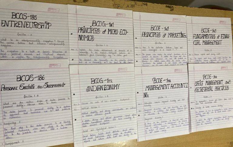 High-Quality IGNOU Handwritten Scanned PDF - IGNOU Solved Assignment High-Quality IGNOU Handwritten Scanned PDF - IGNOU Solved Assignment